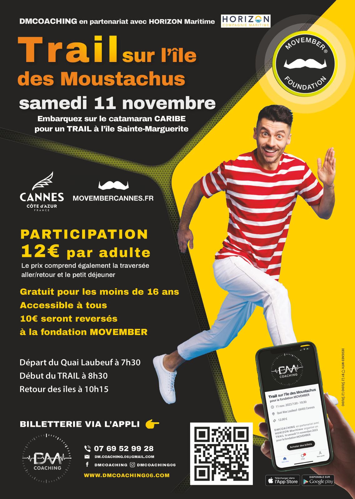 11/11/2023 - L'île des moustachus - Movember-Cannes.fr